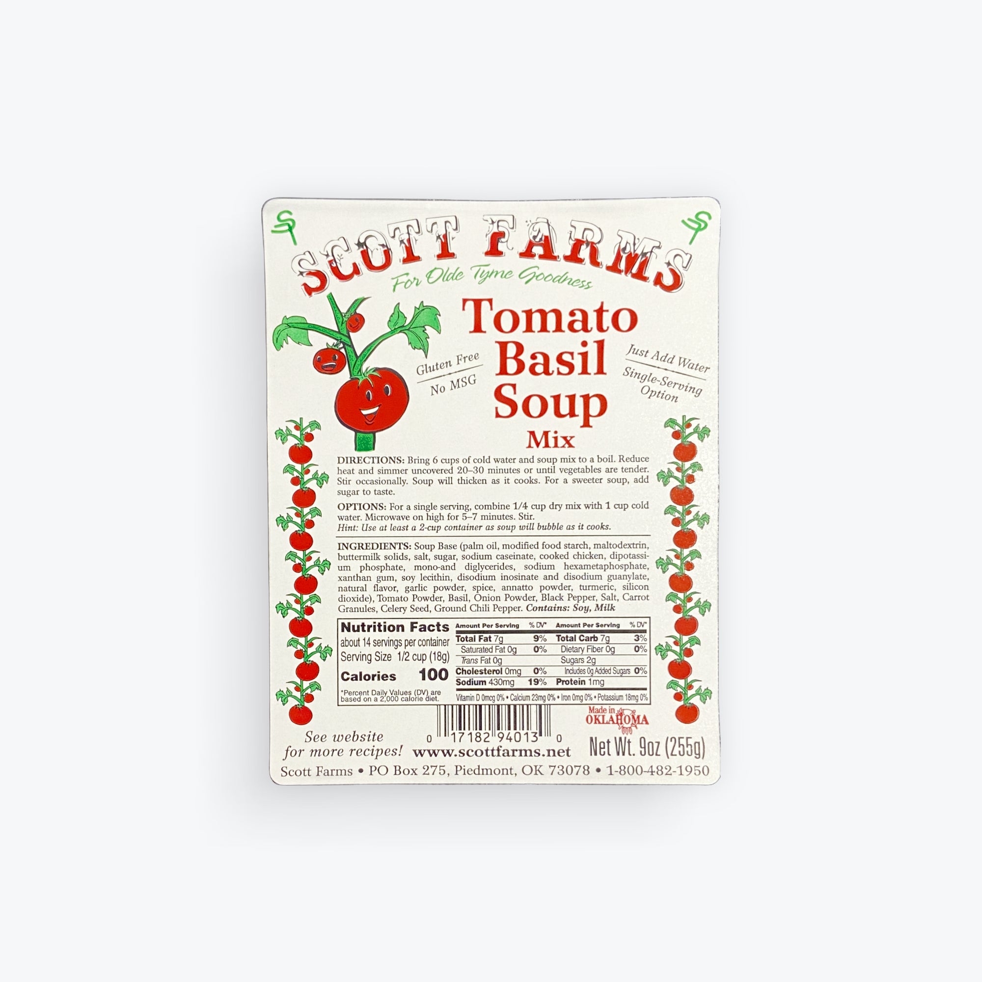 Tomato Basil Soup Mix | Scott Farms specialty, gourmet foods
