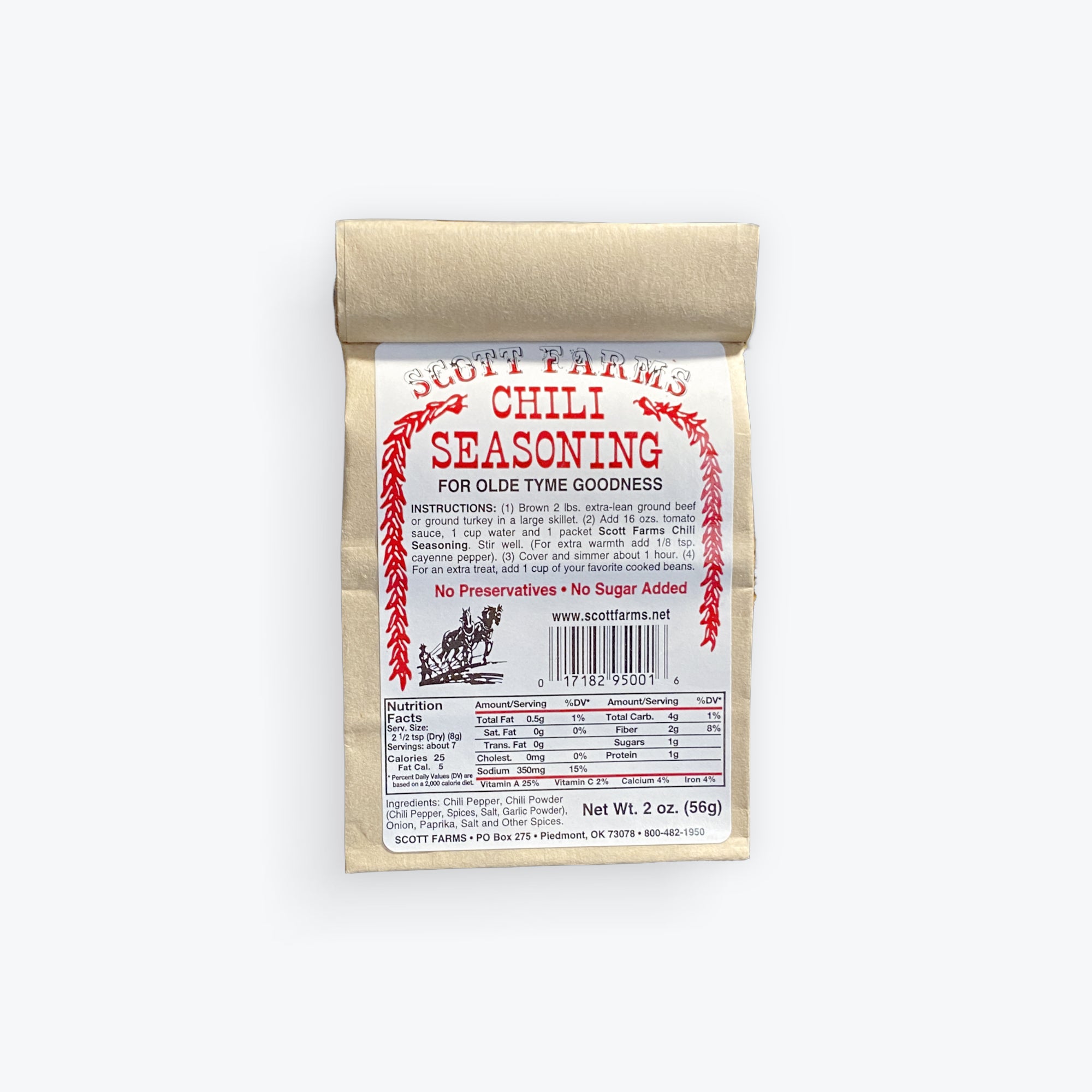 Chili Seasoning Mix | Scott Farms specialty, gourmet foods
